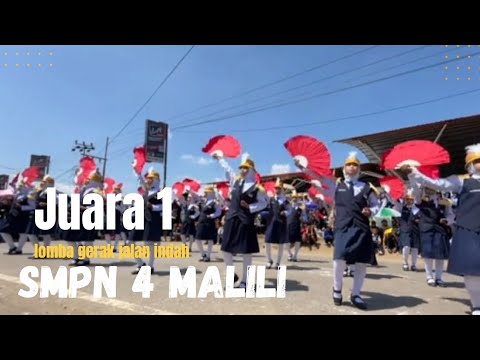 Variasi barisan SMPN 4 Malili regu putri#juara1 #hutri80 #luwutimur #malili 