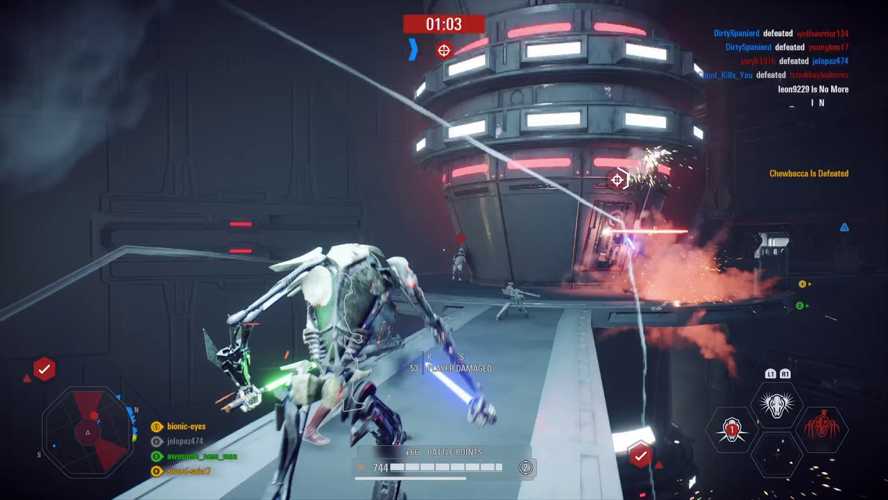 BF2 - Droideka and Grevious save the game - YouTube