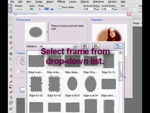 Picture Frames In PSP - YouTube
