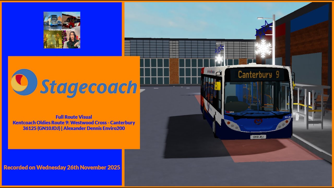 Full Route Visual | Kentcoach Oldies Route 9: Westwood Cross ...