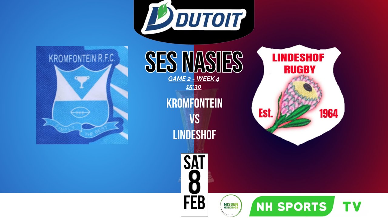 Kromfontein vs Lindeshof | Dutoit 6 Nasies Rugby Toernooi - YouTube