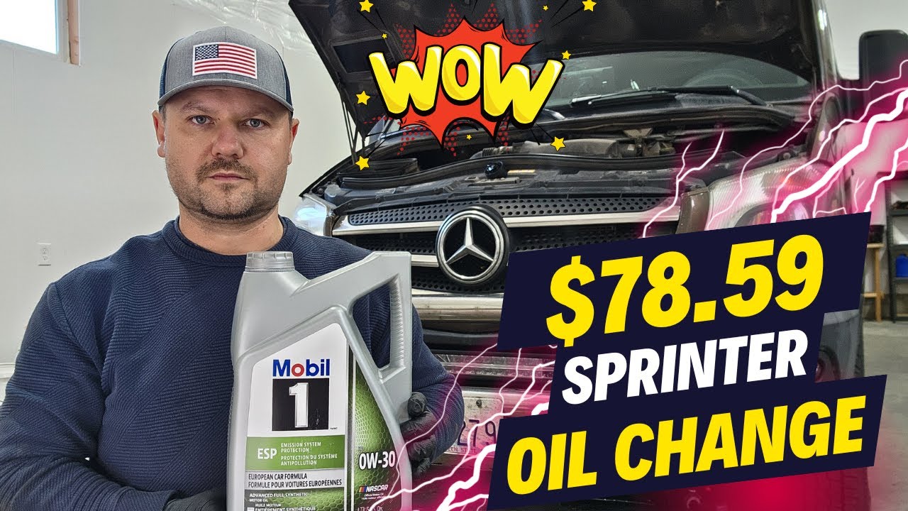 How to get a $78.59 diesel sprinter oil change - YouTube