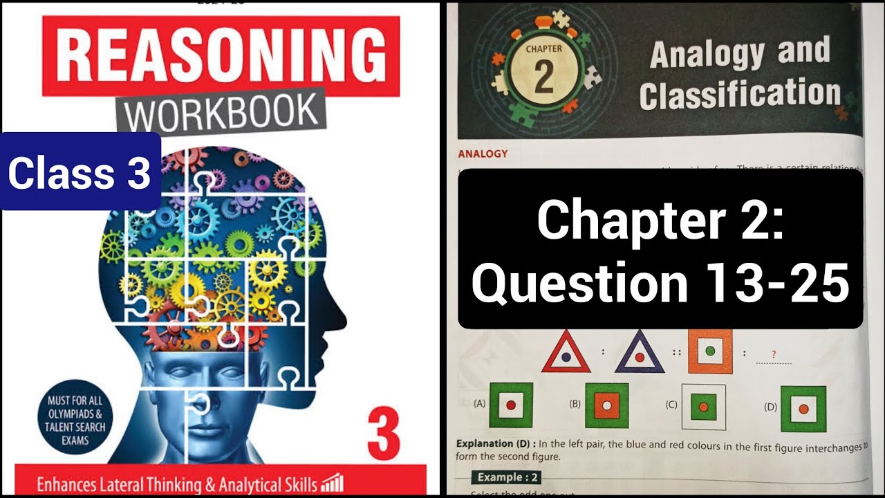 Class 3 | Reasoning | Ch 2- Analogy and Classification | Ques 13-25 ...
