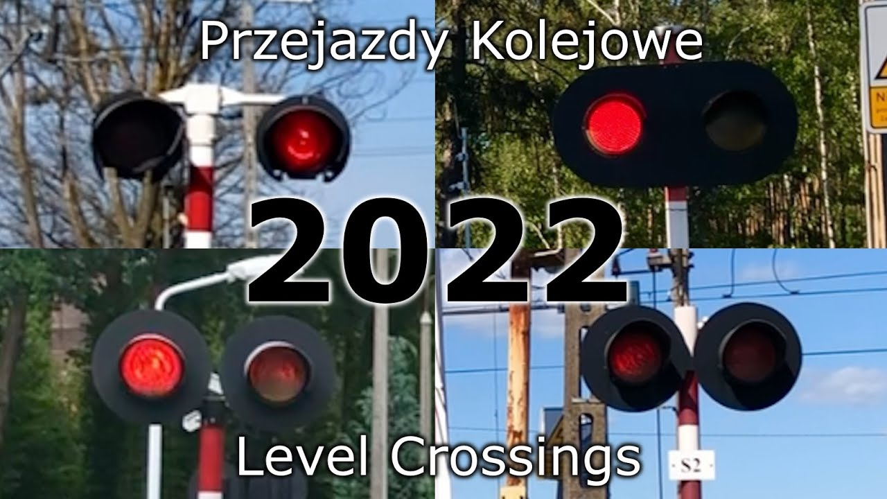 MIX Przejazdów Kolejowych 2022 // Polish Level Crossing MIX 2022 - YouTube