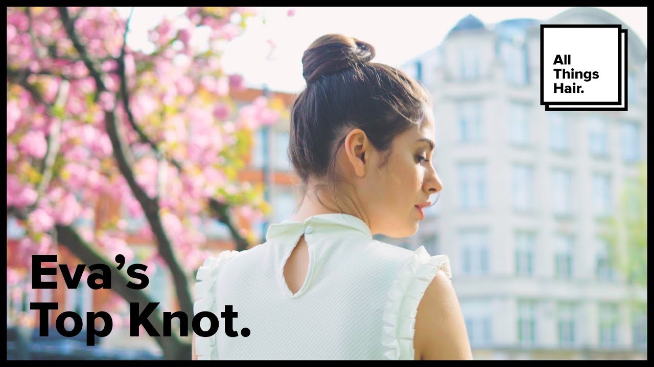 How to do a top knot bun | All Things Hair - YouTube