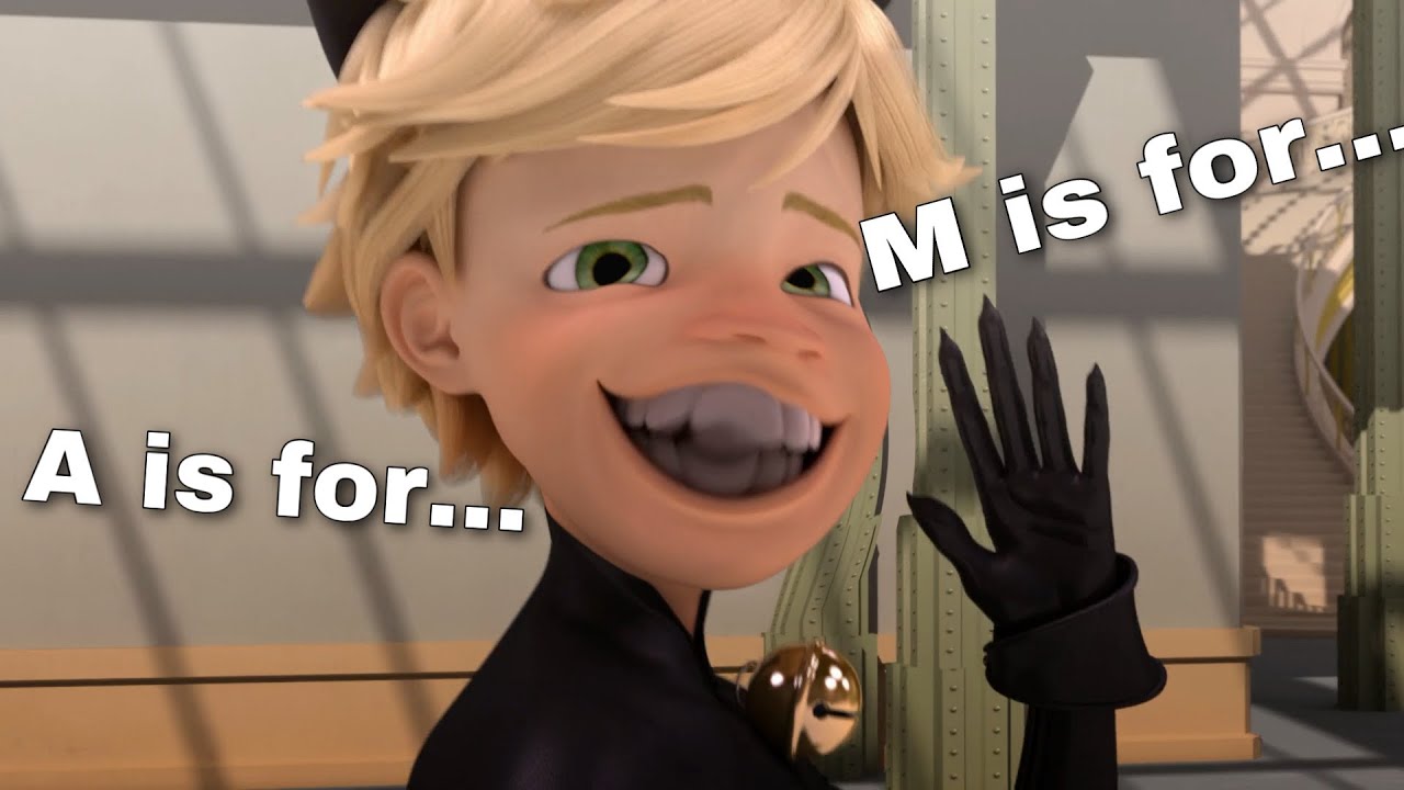 Learn the alphabet with Adrien Agreste - YouTube