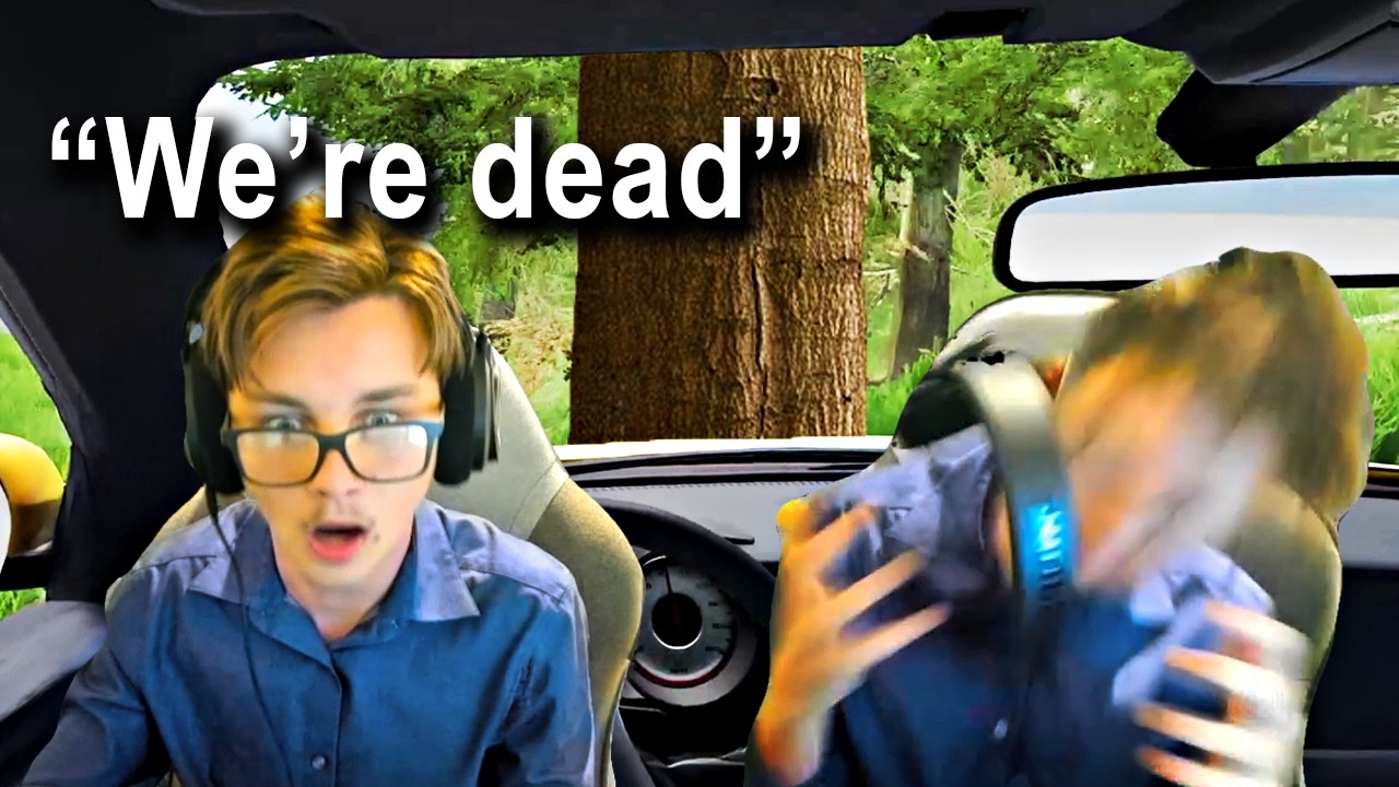 BeamNG but your dad wraps his car around a tree - YouTube