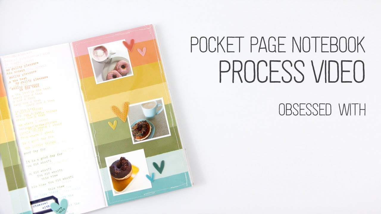 Pocket Page Notebook Layout // Obsessed // Rainbows, rainbows, rainbows ...