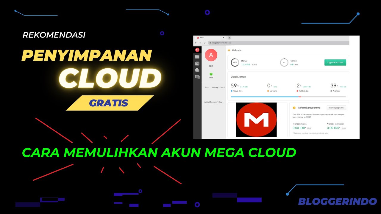 CARA MEMULIHKAN AKUN MEGA CLOUD | cara reset password MEGA ...