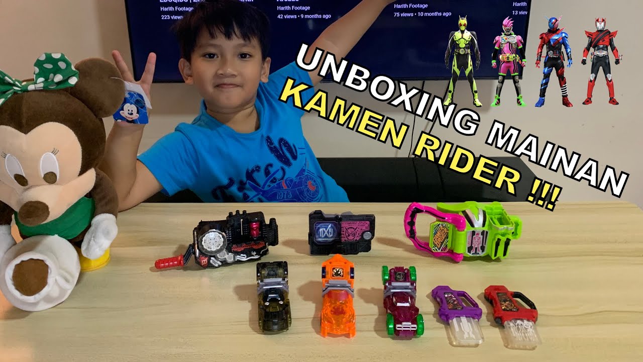 Harith Unboxing Mainan KAMEN RIDER #jalanjalanjapan #onecity #bandai # ...
