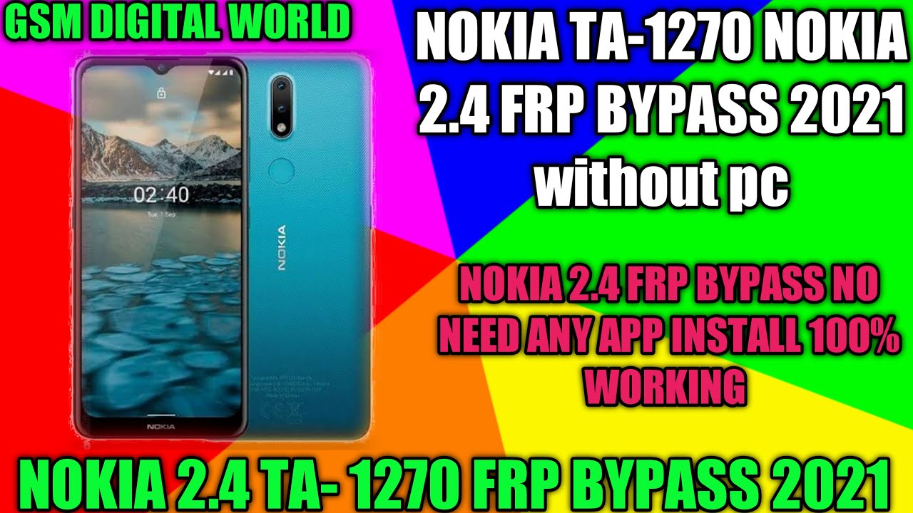 Nokia TA-1270 Nokia 2.4 Frp bypass 2021#nokia 2.4 #nokia ta-1270 # ...