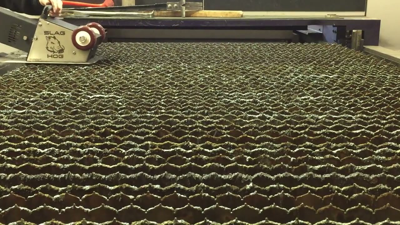 Slag Hog Slat cleaner by Slatpro.com - YouTube