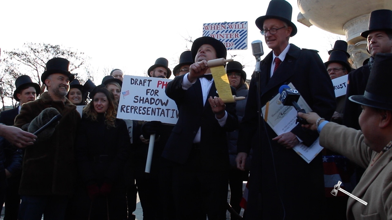 Potomac Phil predicts six more weeks of winter - YouTube