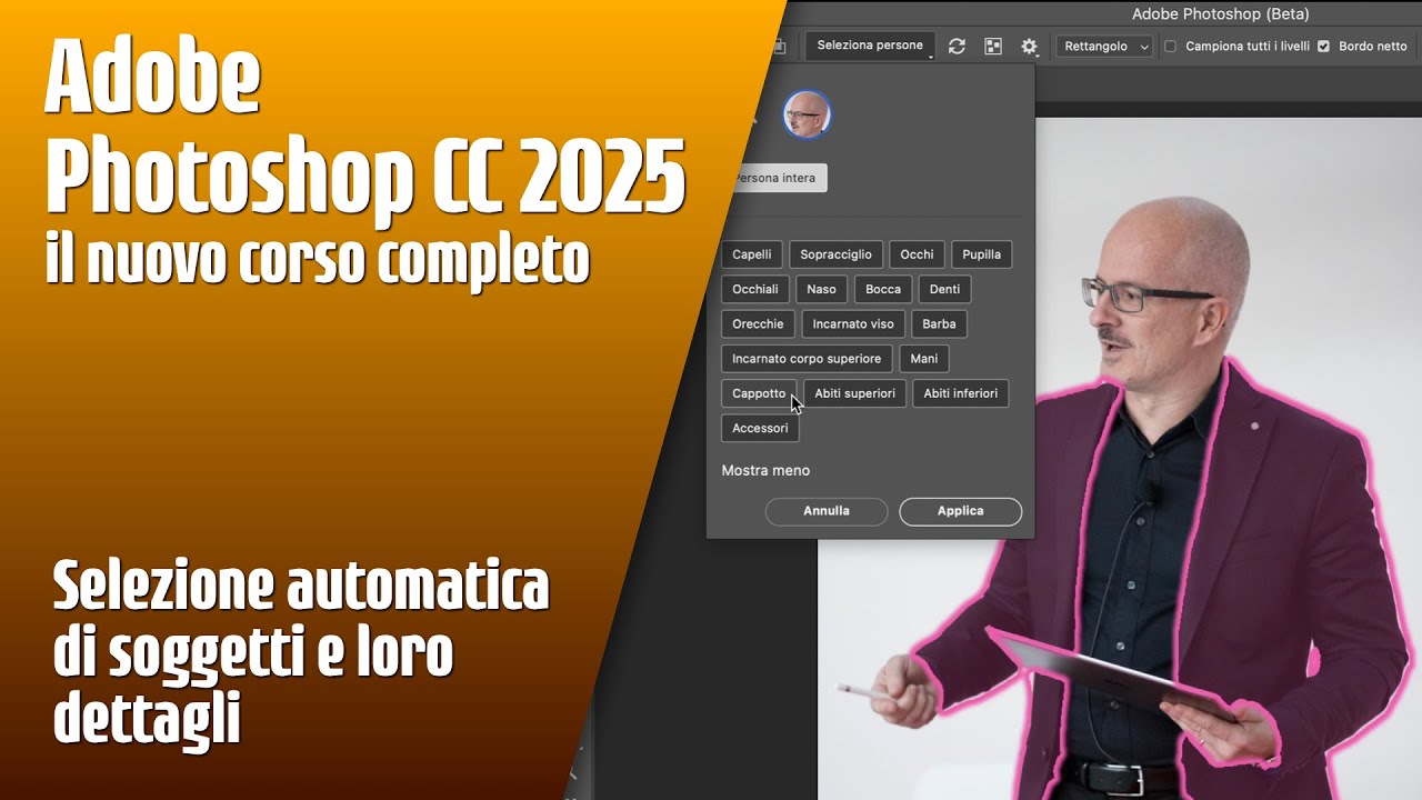 Novità di Photoshop CC 2025: Selezione automatica dei soggetti e dei ...