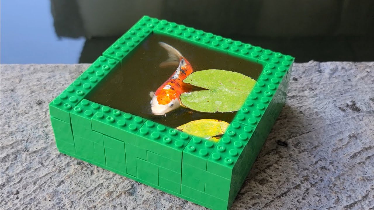 LEGO FISH POND DIY - YouTube