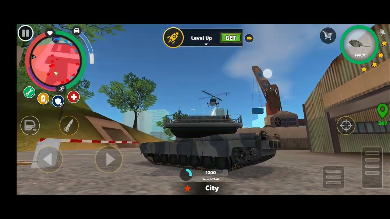 Rope Hero fight army with tanks #ropehero #army #tank - YouTube