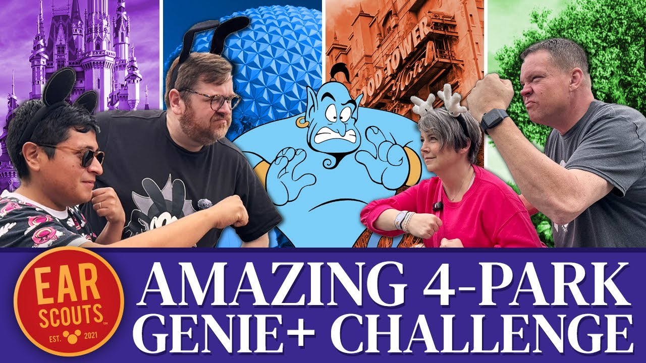 Amazing 4-Park Genie Plus Challenge • A RACE Through Disney World to ...