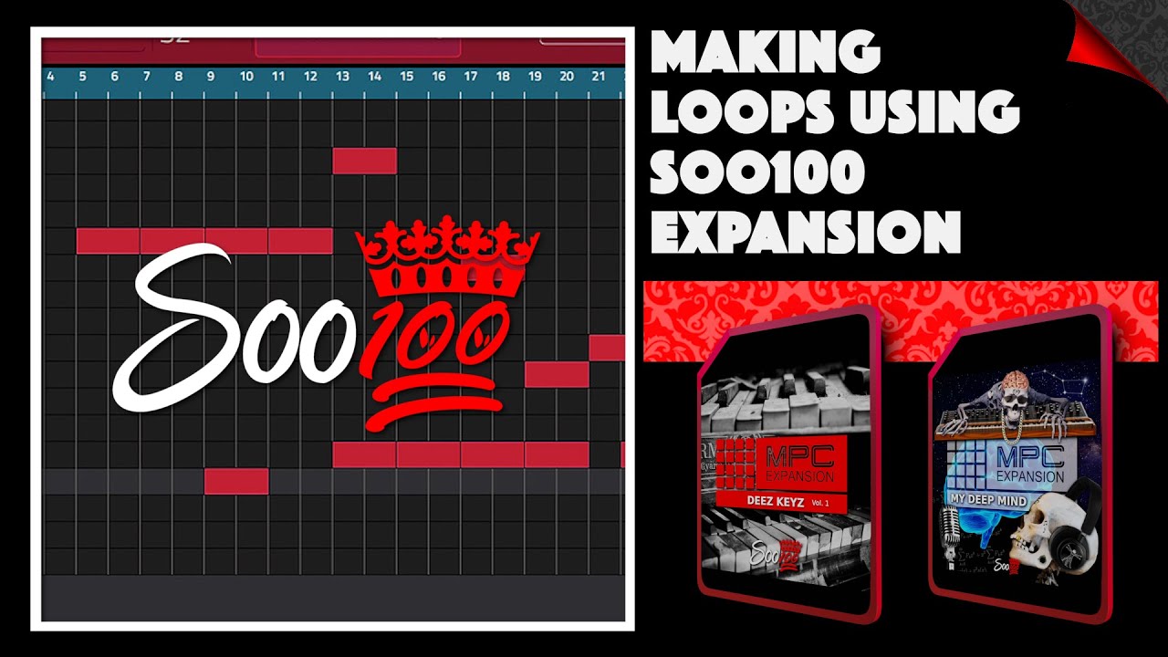 Creating loops on Akai MPC Live- Using Soo100 Expansions - YouTube