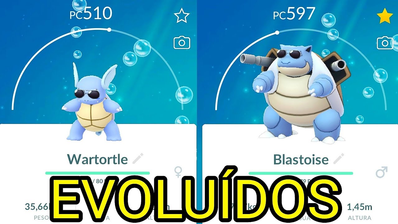 O NOVO POKÉMON EVOLUÍDO SQUIRTLE!!! [POKÉMON GO].#SHORT - YouTube