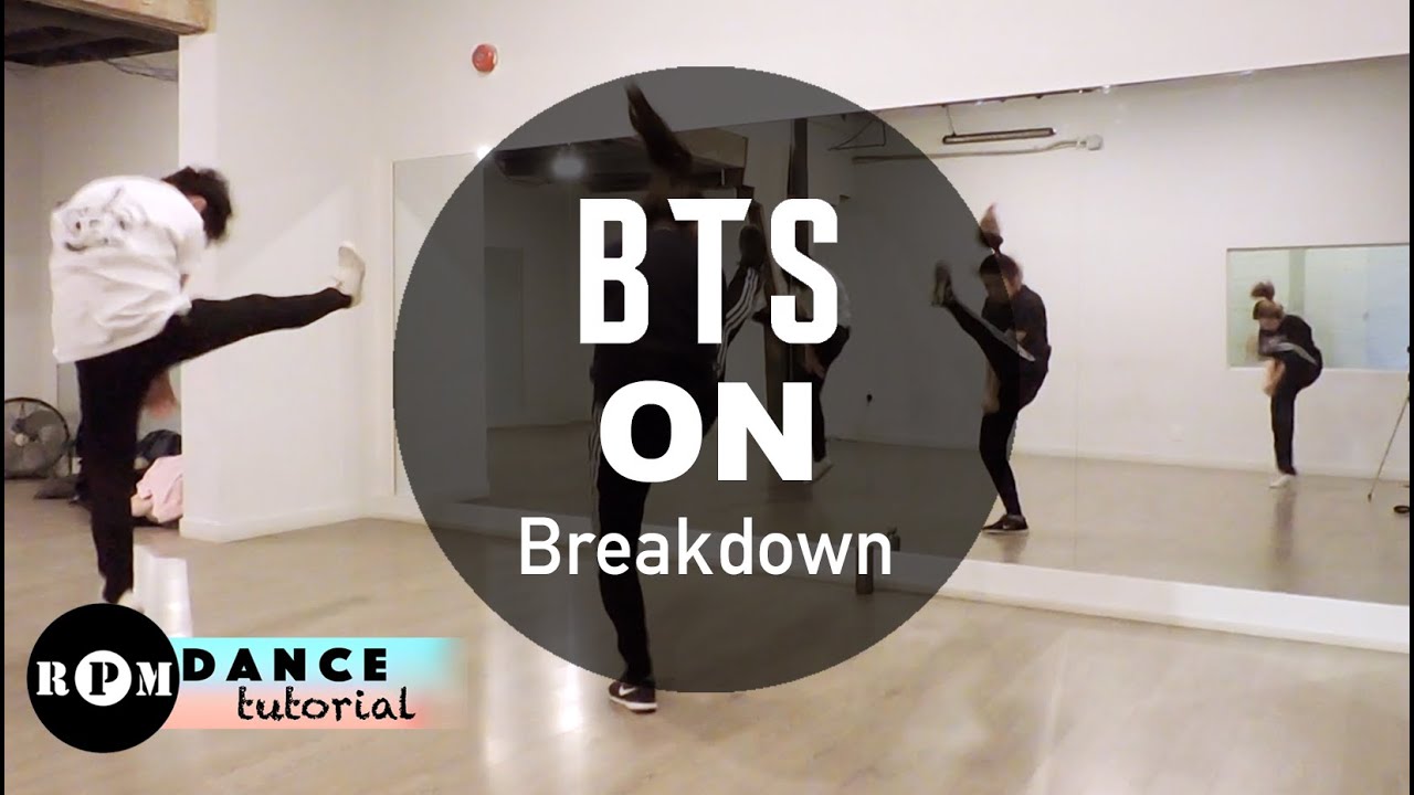 BTS "ON" Dance Tutorial (Breakdown) - YouTube