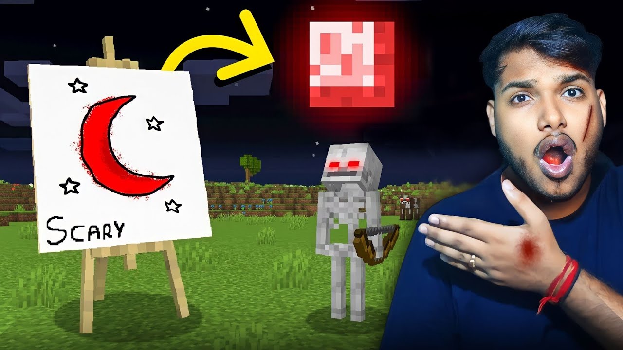 Minecraft Anything Scary I Draw I Get ! - YouTube