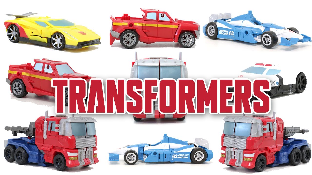 Learning Color names spechial Vehicles for Kids Transformers Optimus ...