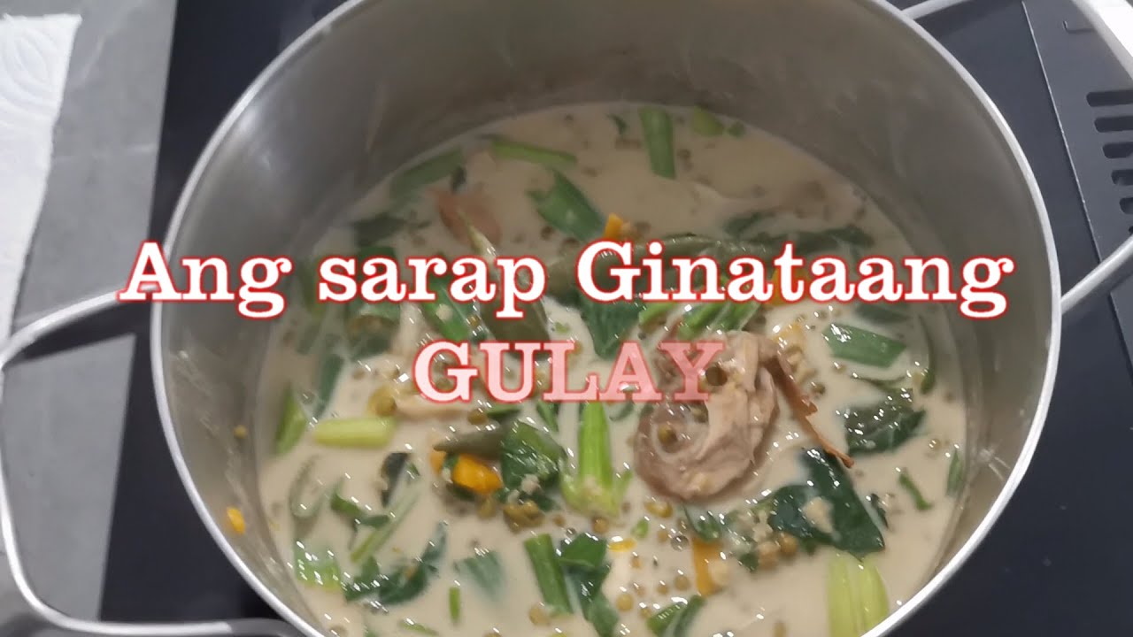 So yummy Ginataang gulay/ kalabasa, celery, mushroom, okra/tata cadavid ...