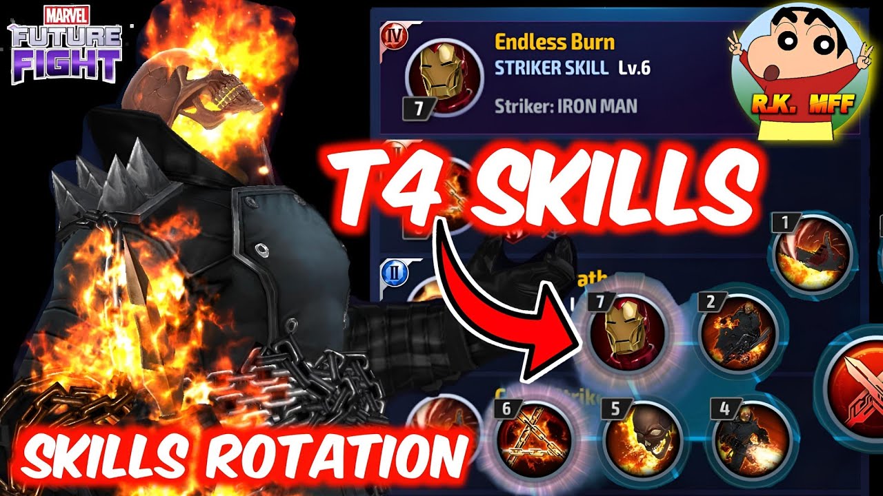 Ghost Rider Correct skills Rotation in Marvel Future Fight - (Part 1) # ...