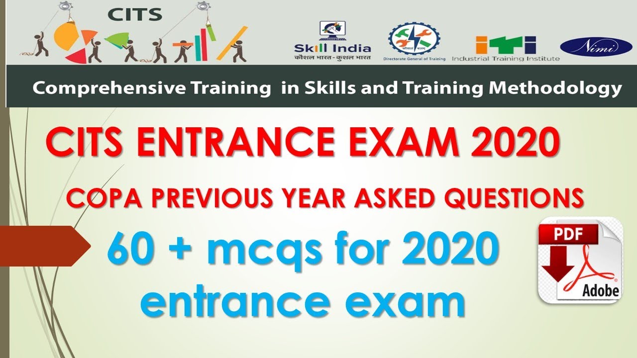 cits entrance exam copa trade mcqs |important topics|mcsq for copa ...