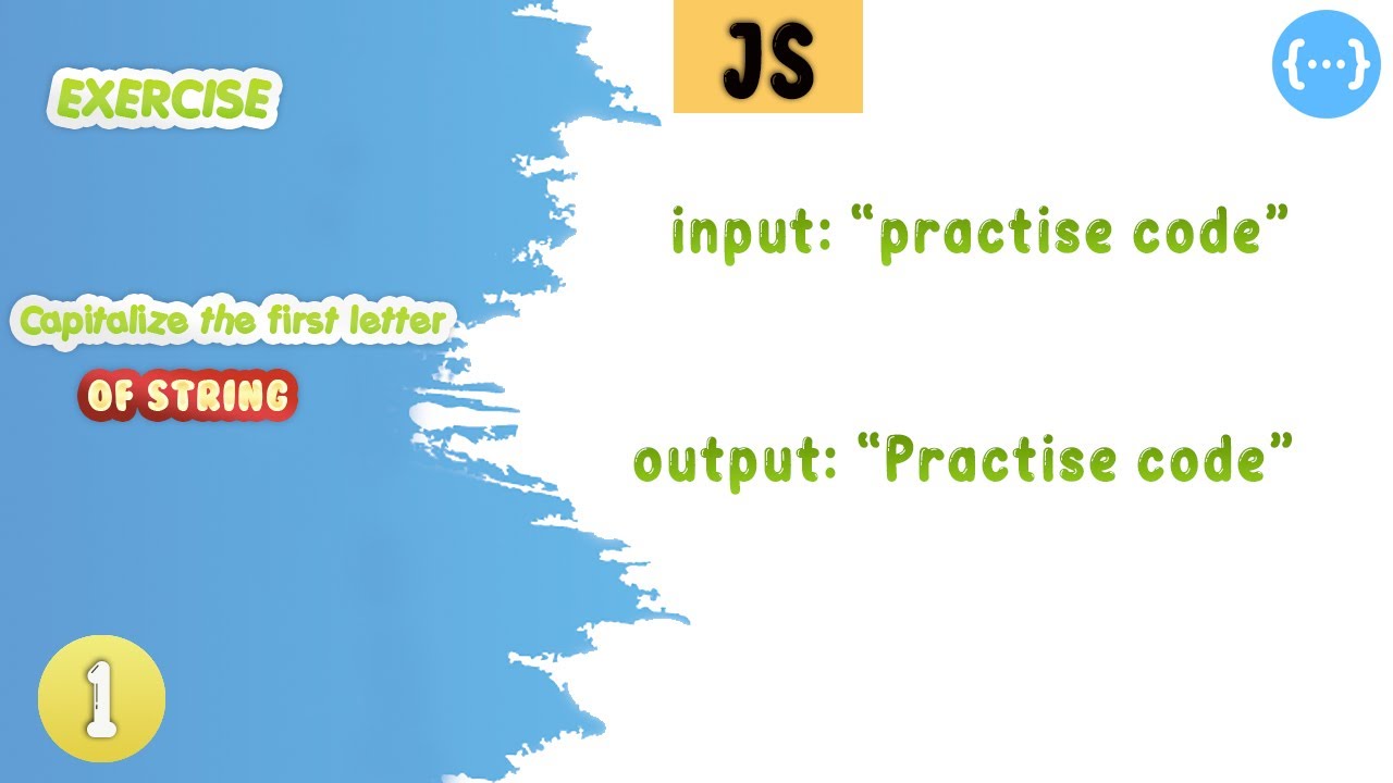 Javascript Exercises Capitalize The First Letter Of String Practise Javascript Exercises Capitalize The First Letter Of String Practise