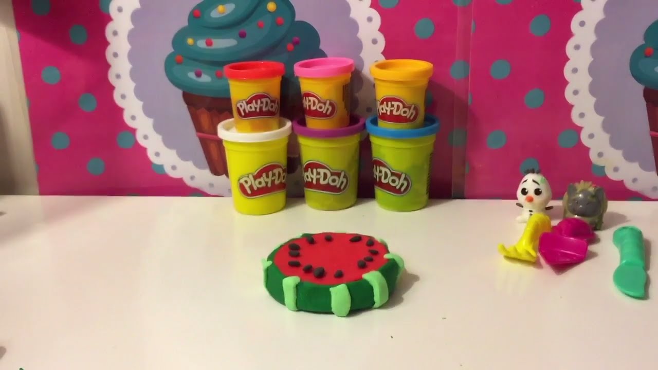 Play Doh Watermelon Cake | Play doh videos for children:) - YouTube