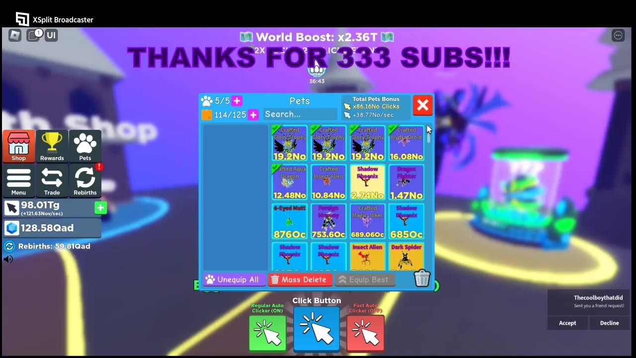 Roblox Clicker Simulator- New Update 37 - YouTube