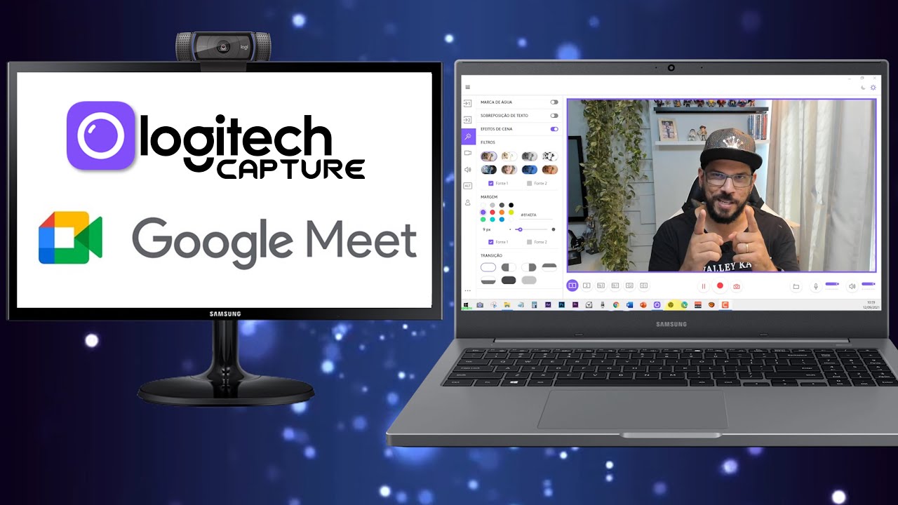 Aulas online com Google Meet e Logitech CAPTURE - YouTube
