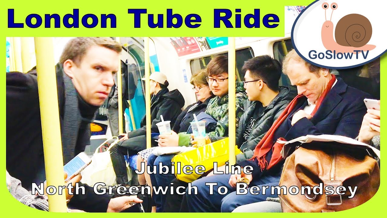 London Underground Tube Ride | North Greenwich To Bermondsey | Jubilee ...