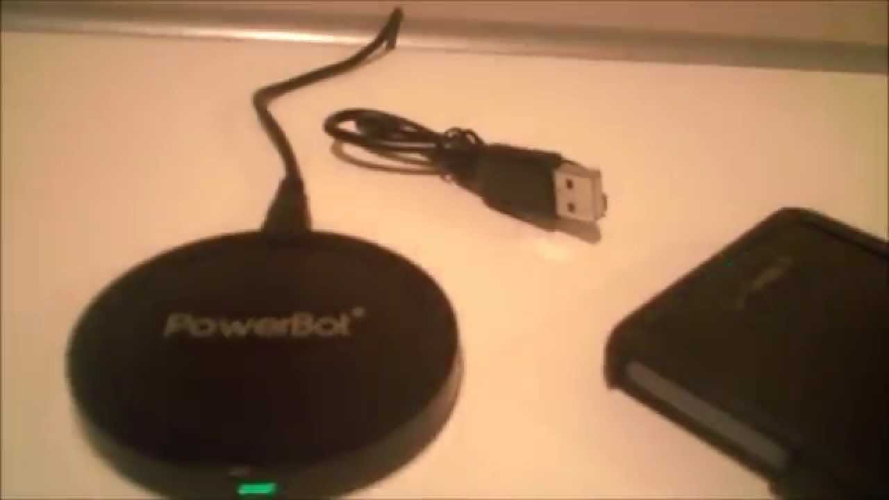 PowerBot Qi Wireless Charger Full Review - YouTube