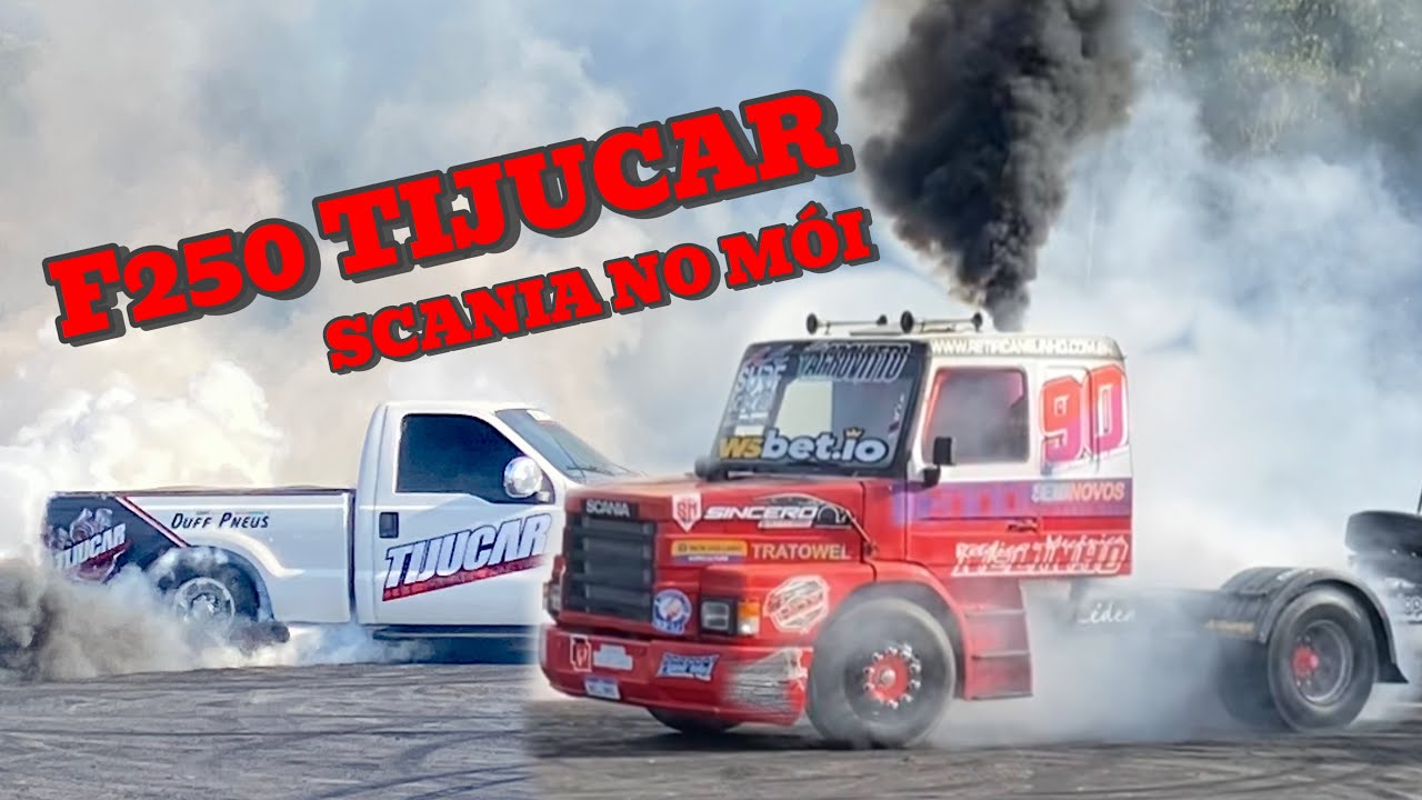 F250 TIJUCAR + SCANIA NO MÓI Fritão pista do russo Mói_sc - YouTube