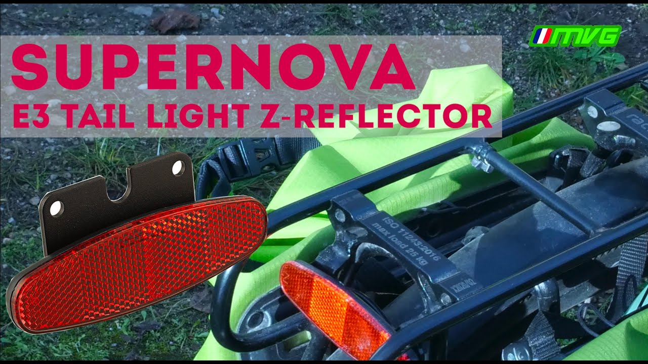 Supernova Z-Reflector for E3 Tail Light / Réflecteur arrière pour porte ...