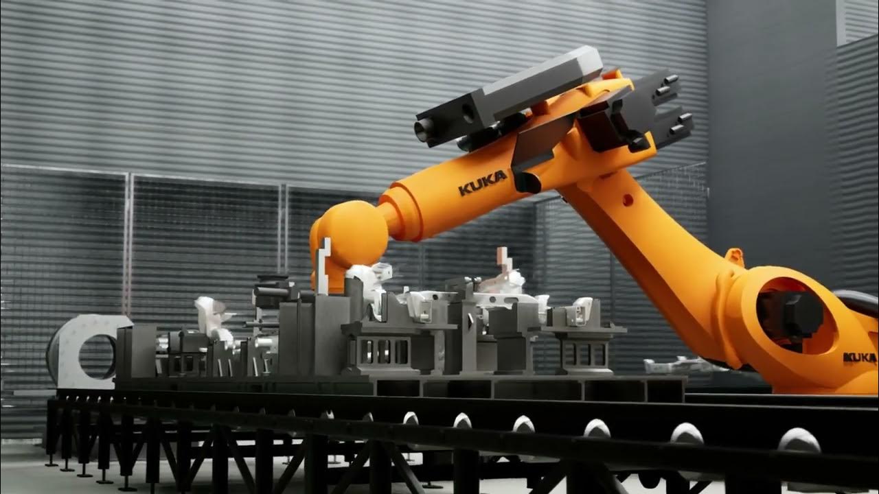 Robot Arm Animation | 3D Animated Video | 4k Redner - YouTube