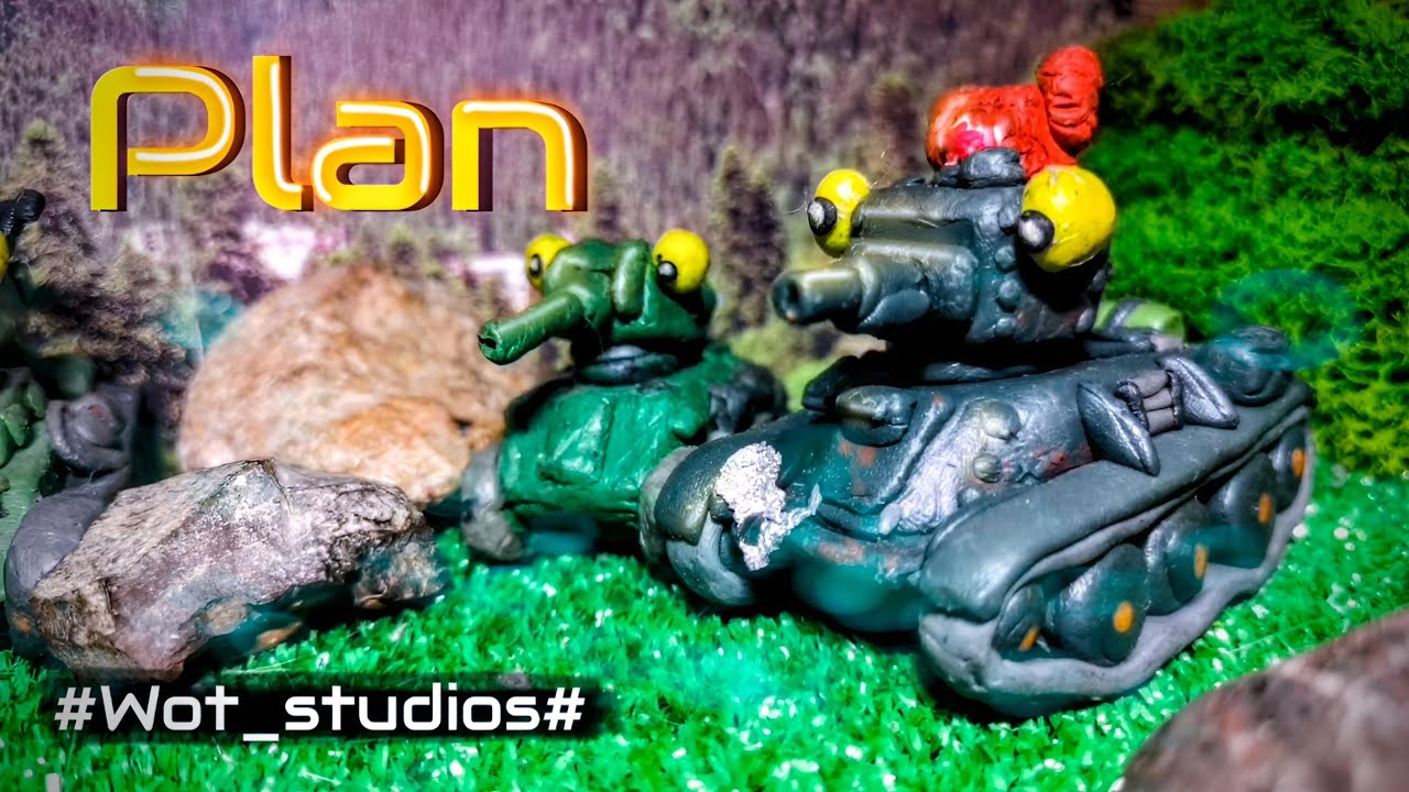 Tanktoon : Plan - Stopmotion, Cartoons about tanks - YouTube