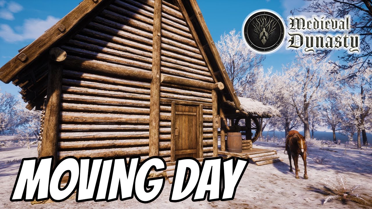 Moving the village Part 1 - Medieval Dynasty [E11] - YouTube