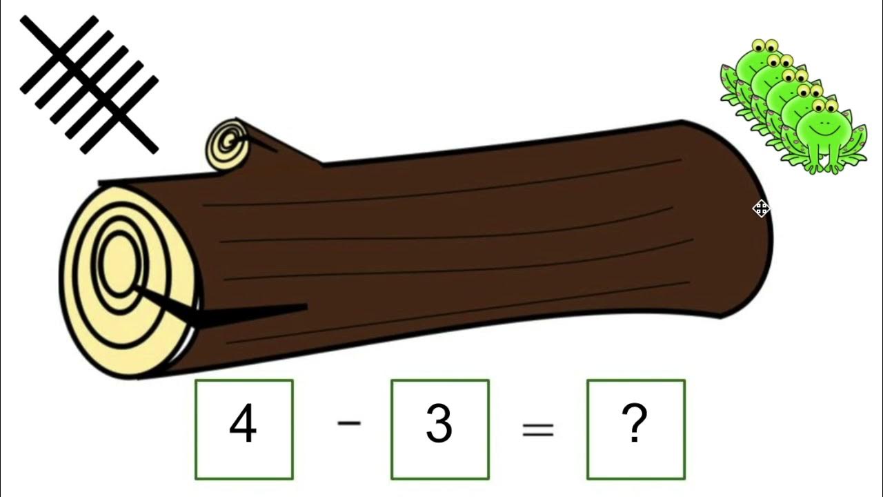 Subtracting Frogs on a Log! 0-5 - YouTube