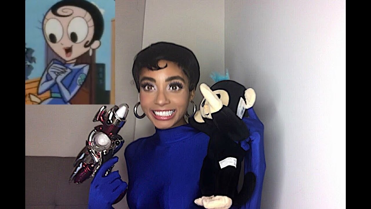 HalloQween look # 3 DExter’s Laboratory Agent HoneyDew! Tutorial - YouTube