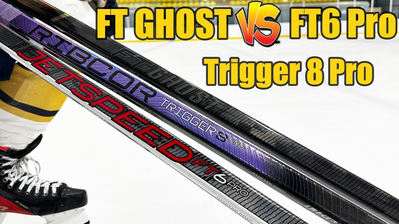 CCM FT Ghost vs Trigger 8 Pro vs FT6 Pro hockey stick battle review ...