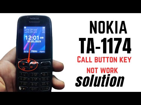 Nokia 105 ta 1174 Call button not work problem - YouTube