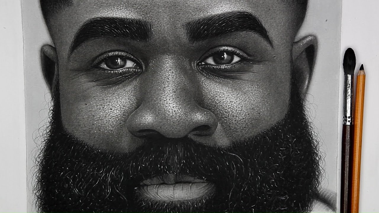 charcoal face / portrait shading tutorial - YouTube