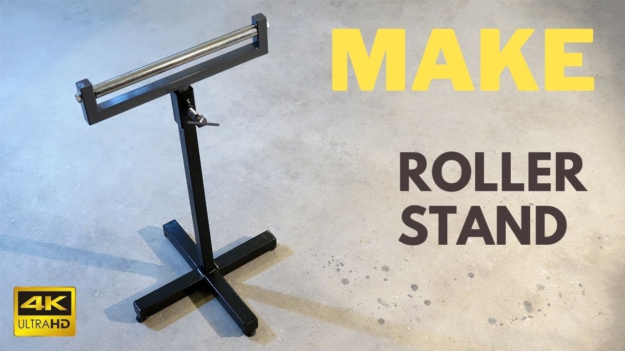 Make Adjustable Roller Stand (with readily available material s) - YouTube