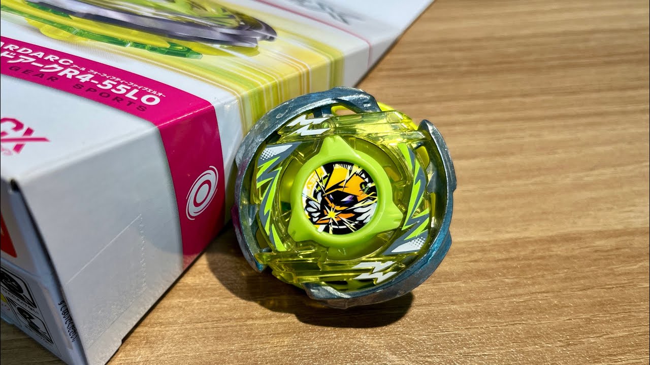 [베이블레이드X] CX-02 위저드 아크R4-55LO Wizard Arc R 4-55LO ベイブレードエックス - YouTube