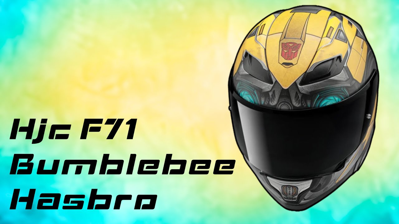 Casco HJC F71 Bumblebee Hasbro🏍️ - YouTube