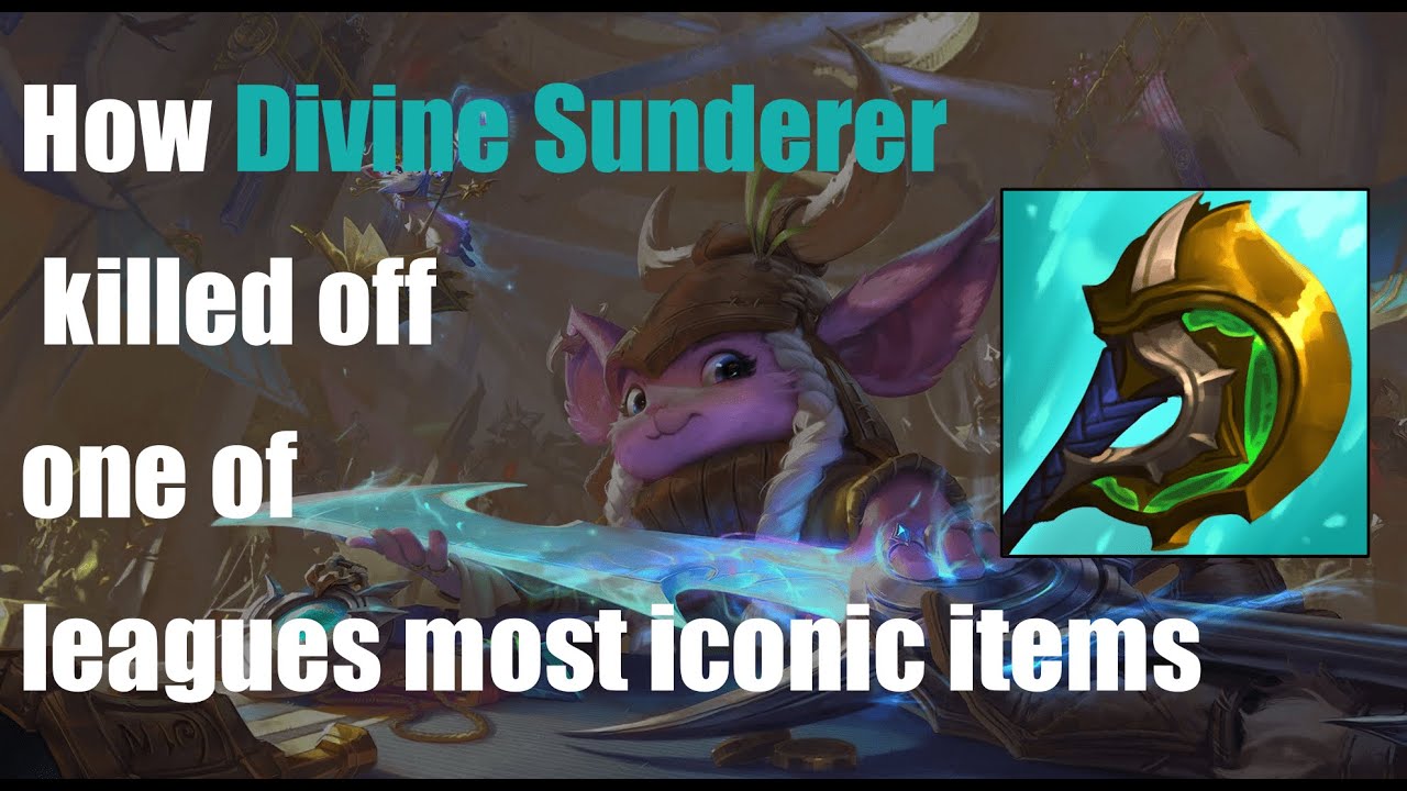 How Divine Sunderer killed off one of leagues most iconic items - YouTube
