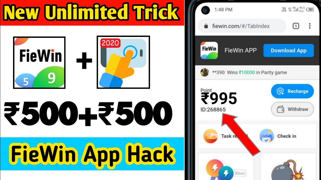 FieWin app unlimited trick | FieWin MineSweeper Game trick | Fiawin app ...